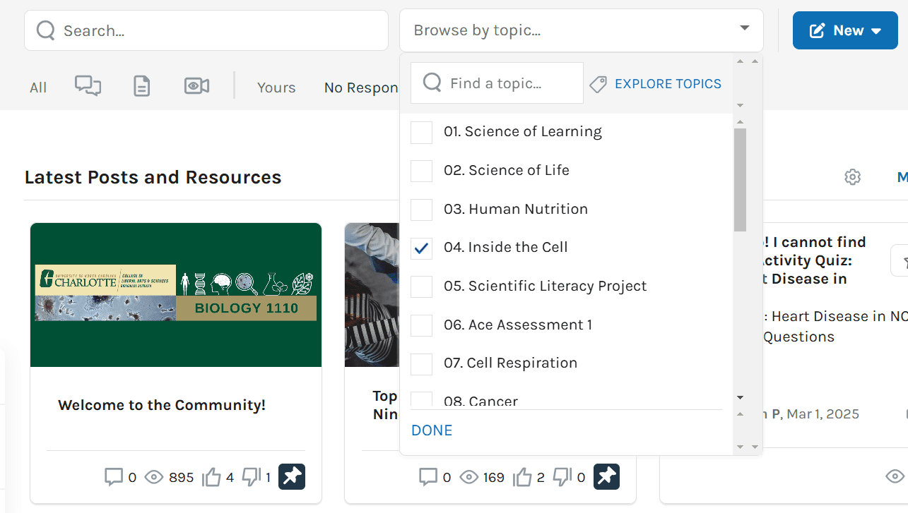 NinerLink by InScribe: Online Student Support Community - The Center ...