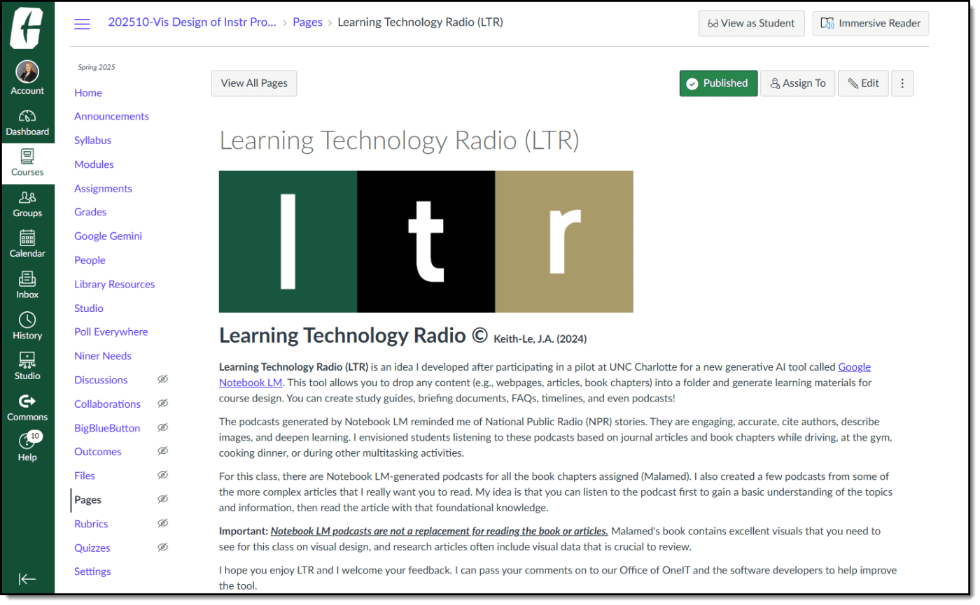 Innovative Use of Notebook LM: Transforming Course Content into ...